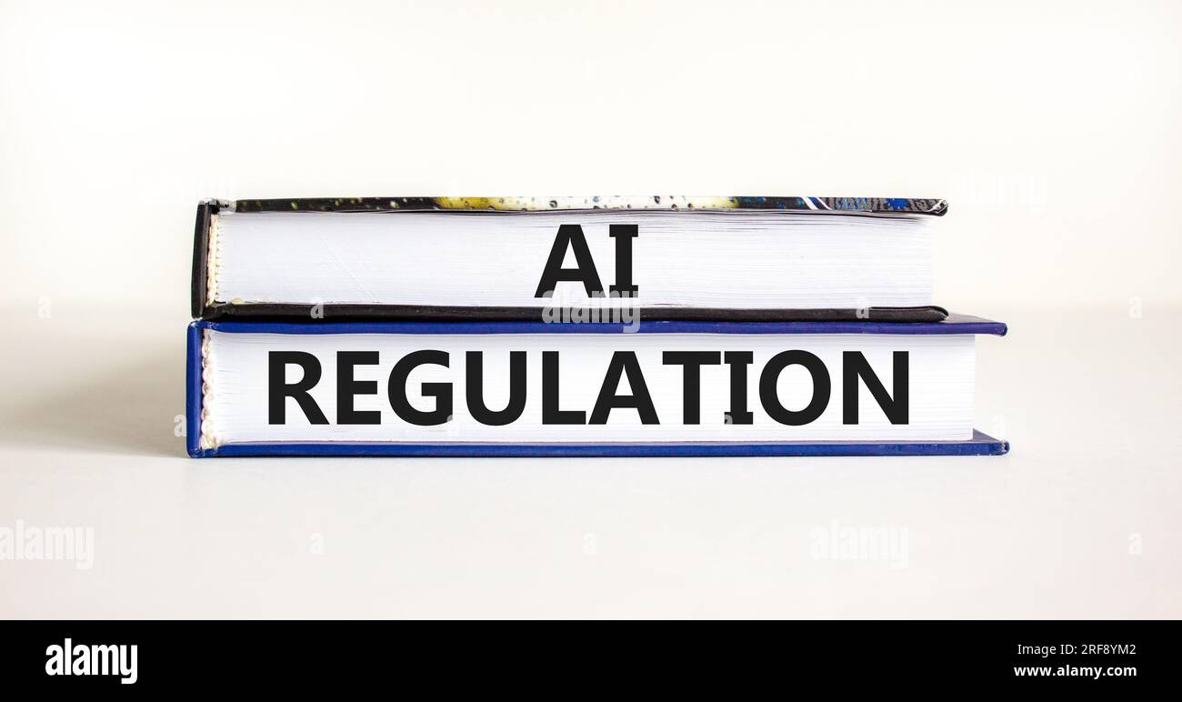 AI regulation symbol. Concept words AI artificial intelligence ... AI regulation symbol. Concept words AI artificial intelligence ...