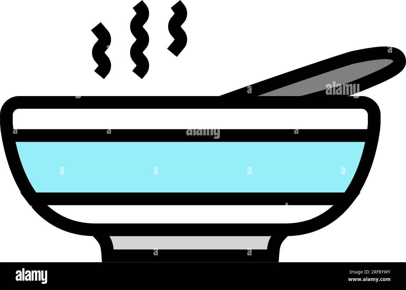 hot soup color icon vector illustration Stock Vector Image & Art - Alamy