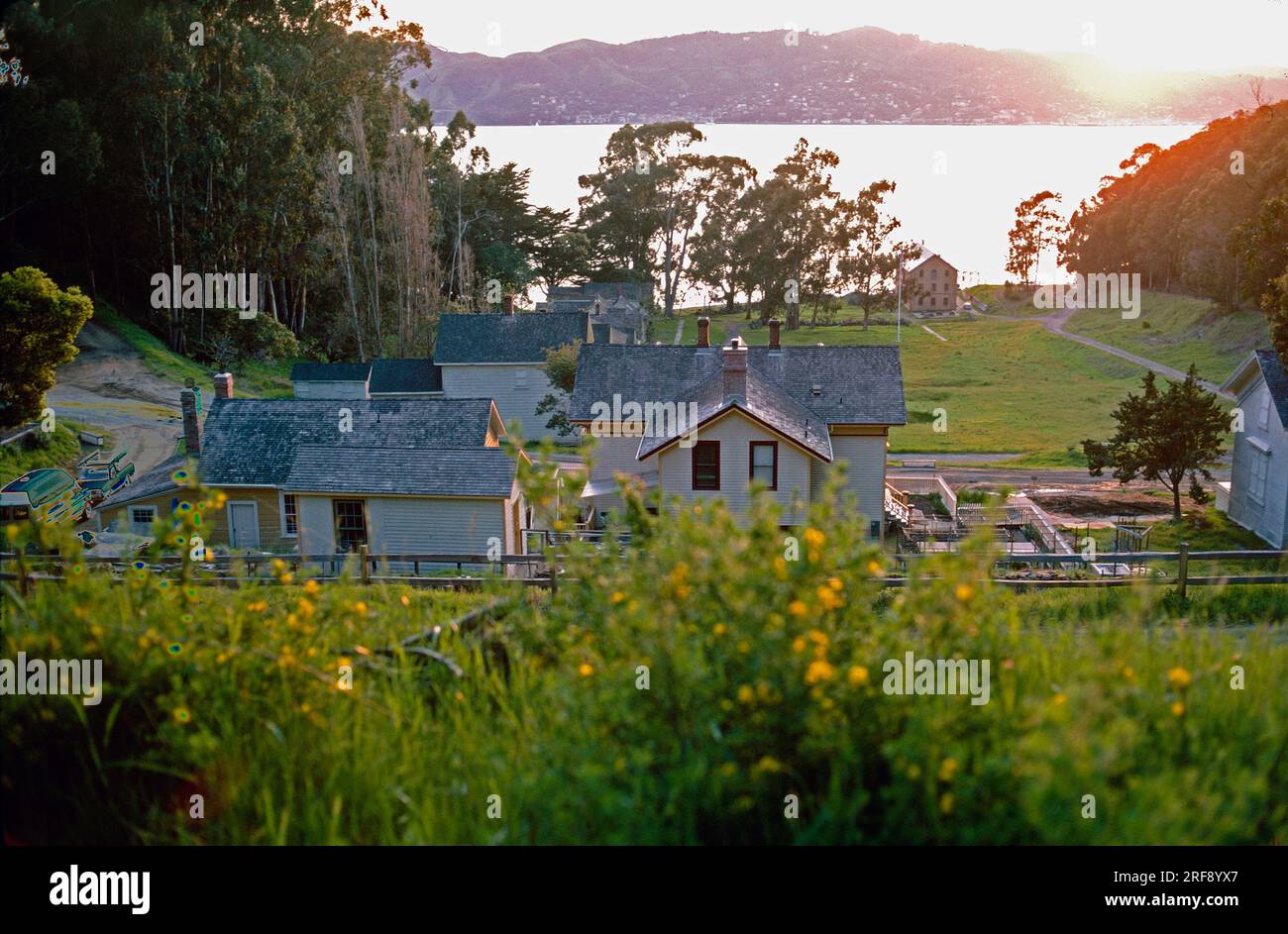 Remnants of the Immigration Station on Angel Island, San Francisco Bay ...