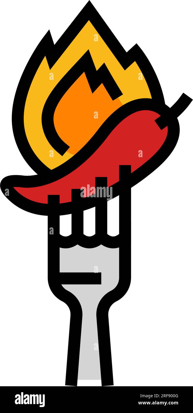 Spicy level color icon Cut Out Stock Images & Pictures - Alamy
