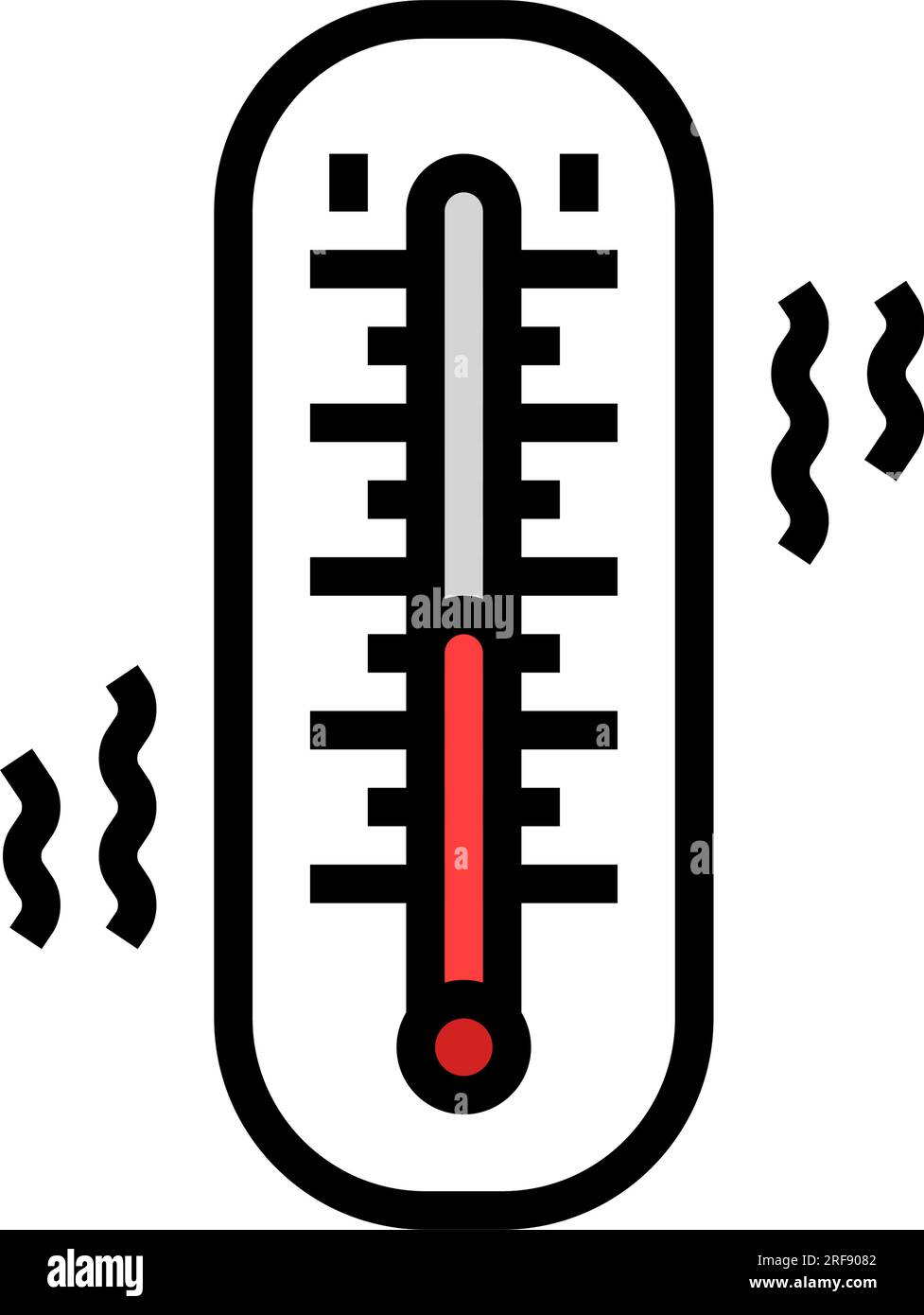 thermometer color icon vector illustration Stock Vector Image & Art - Alamy