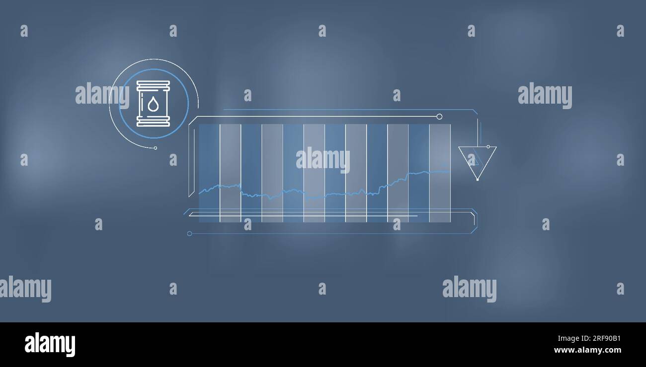 A simple infographic about changes in oil demand Stock Vector Image ...