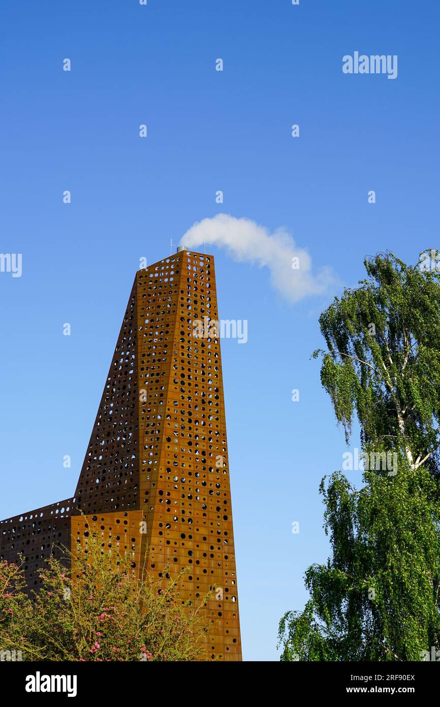 Roskilde, Denmark- May 28, 2023: the waste-to-energy incinerator plant ...