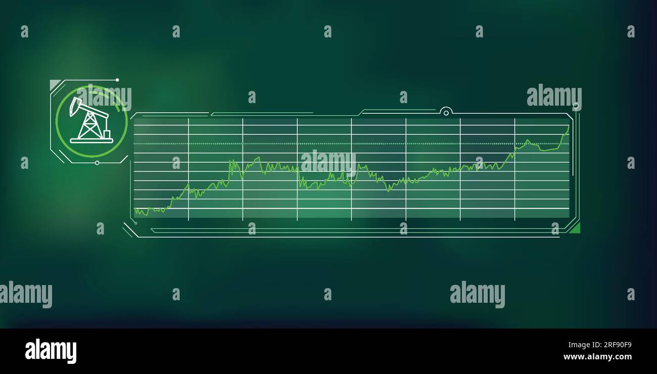 A simple infographic about the rise in crude oil prices Stock Vector ...