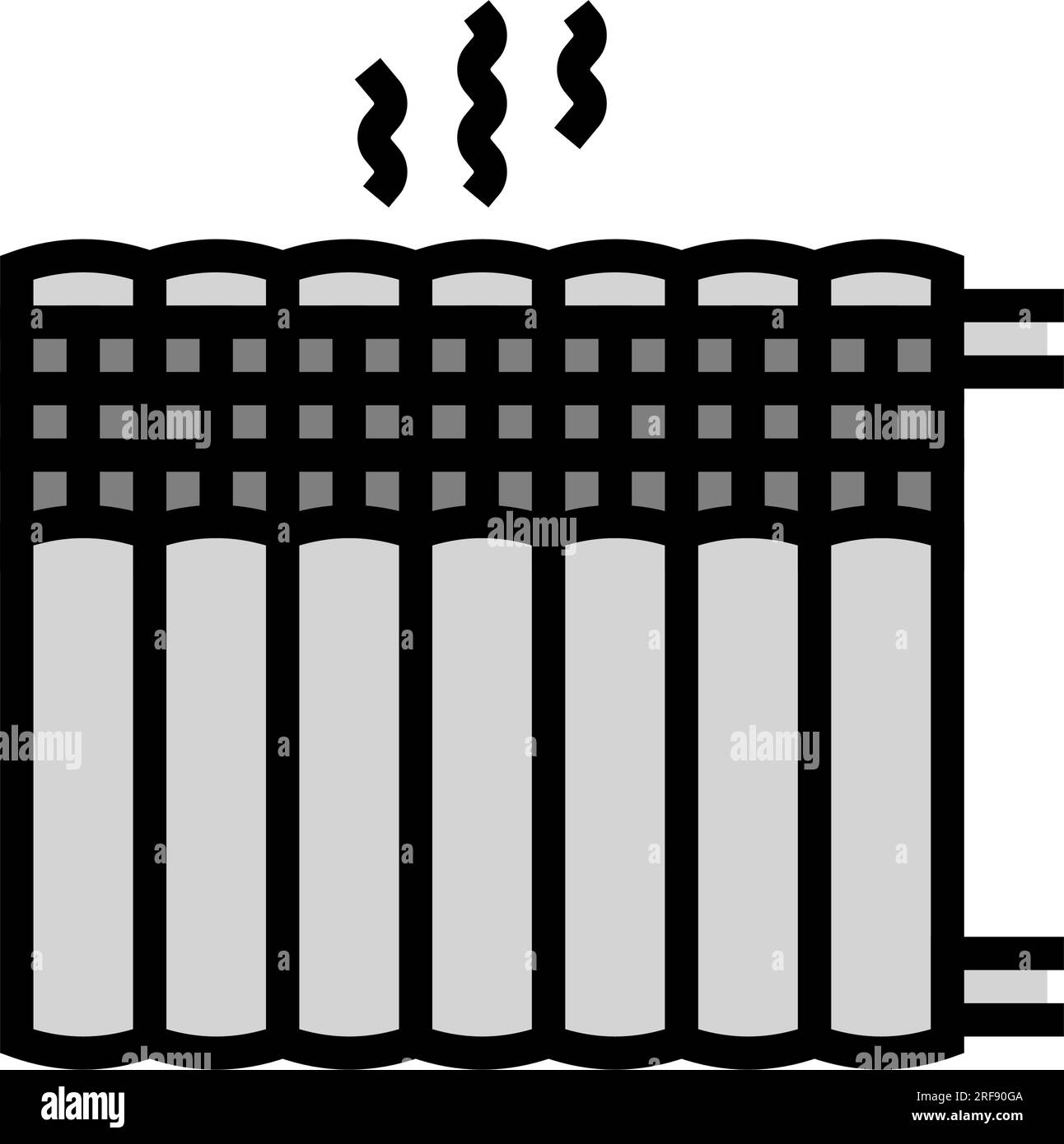 radiator color icon vector illustration Stock Vector Image & Art - Alamy