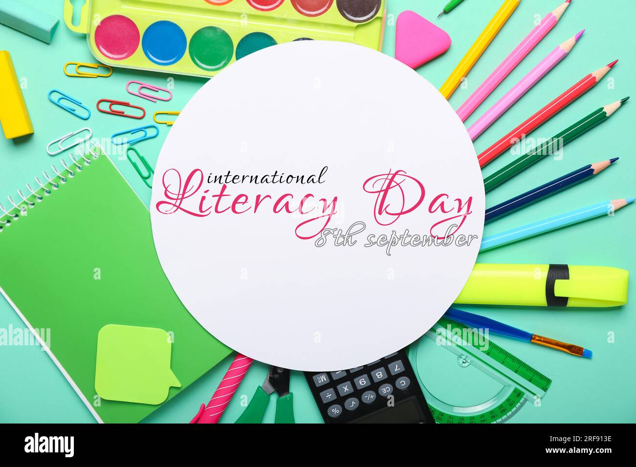 International literacy day banner hi-res stock photography and images ...