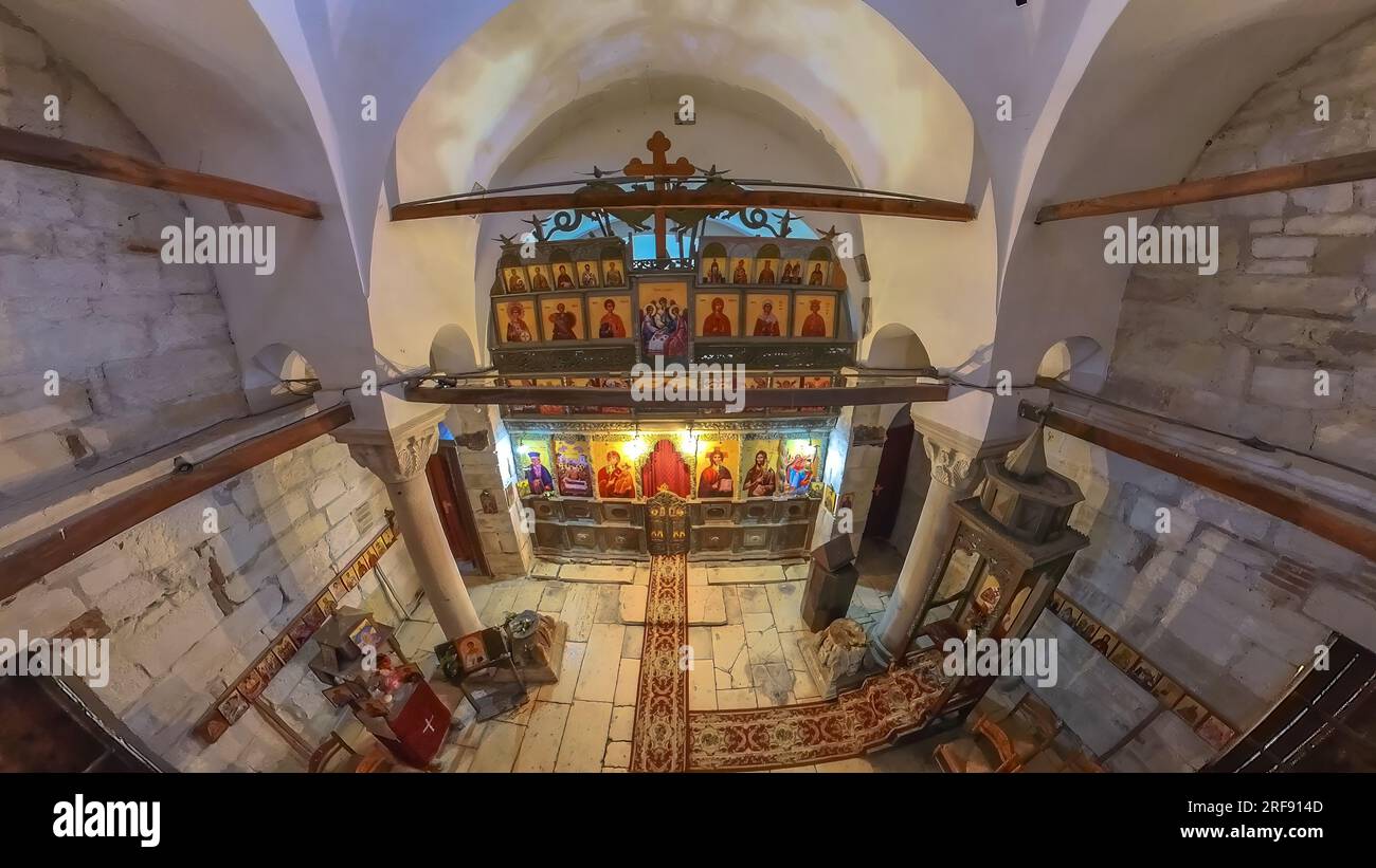 Albania - June 9, 2023: inside St. Mary Church and Monastery in ...
