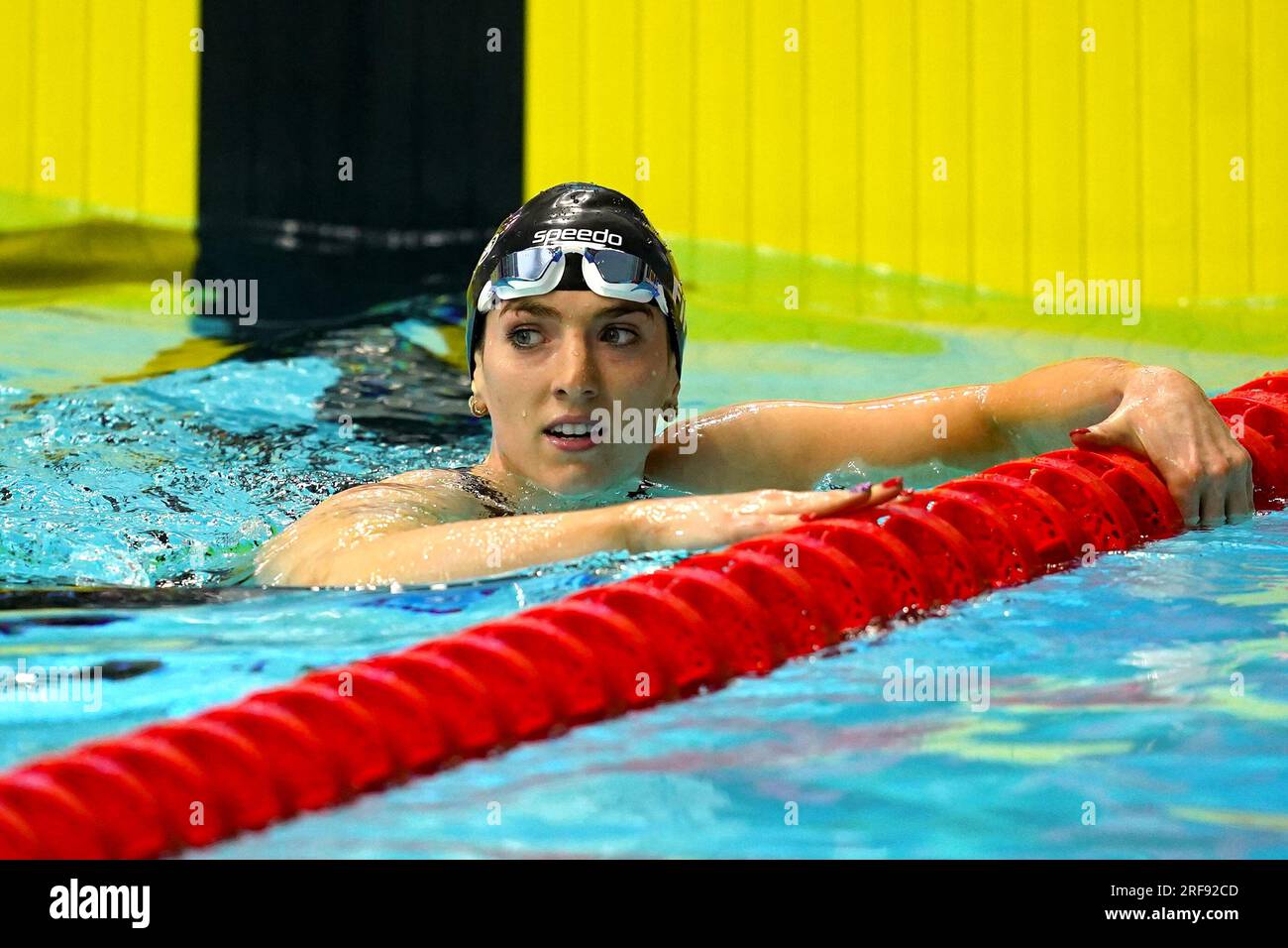 Great Britain's Bethany Firth reacts after winning the Women's 100m ...