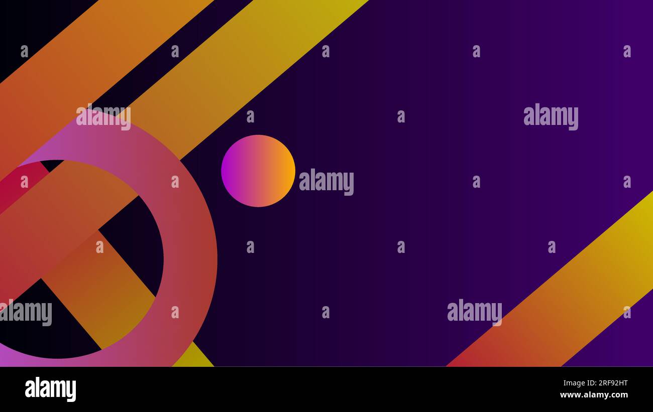 Colorful twilight sunset gradient ribbons background Stock Vector Image ...