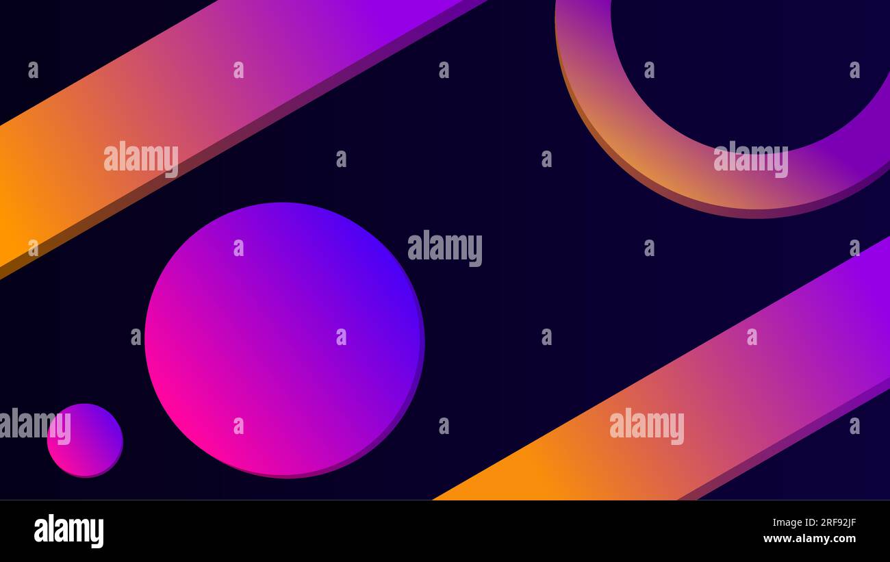 Sunset and twilight neon pastel colors geometric gradient background ...