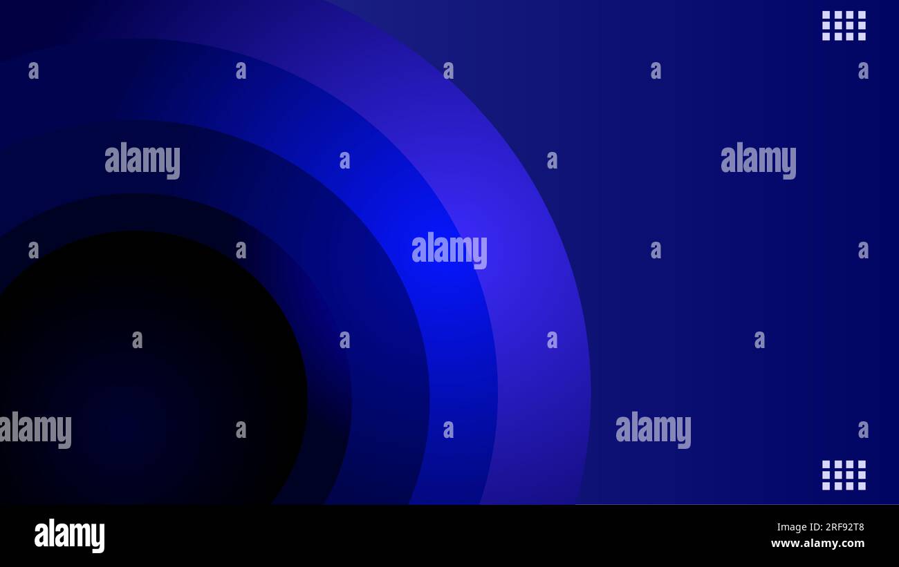 Overlay Circles on the side as a placeholder over blue gradient ...