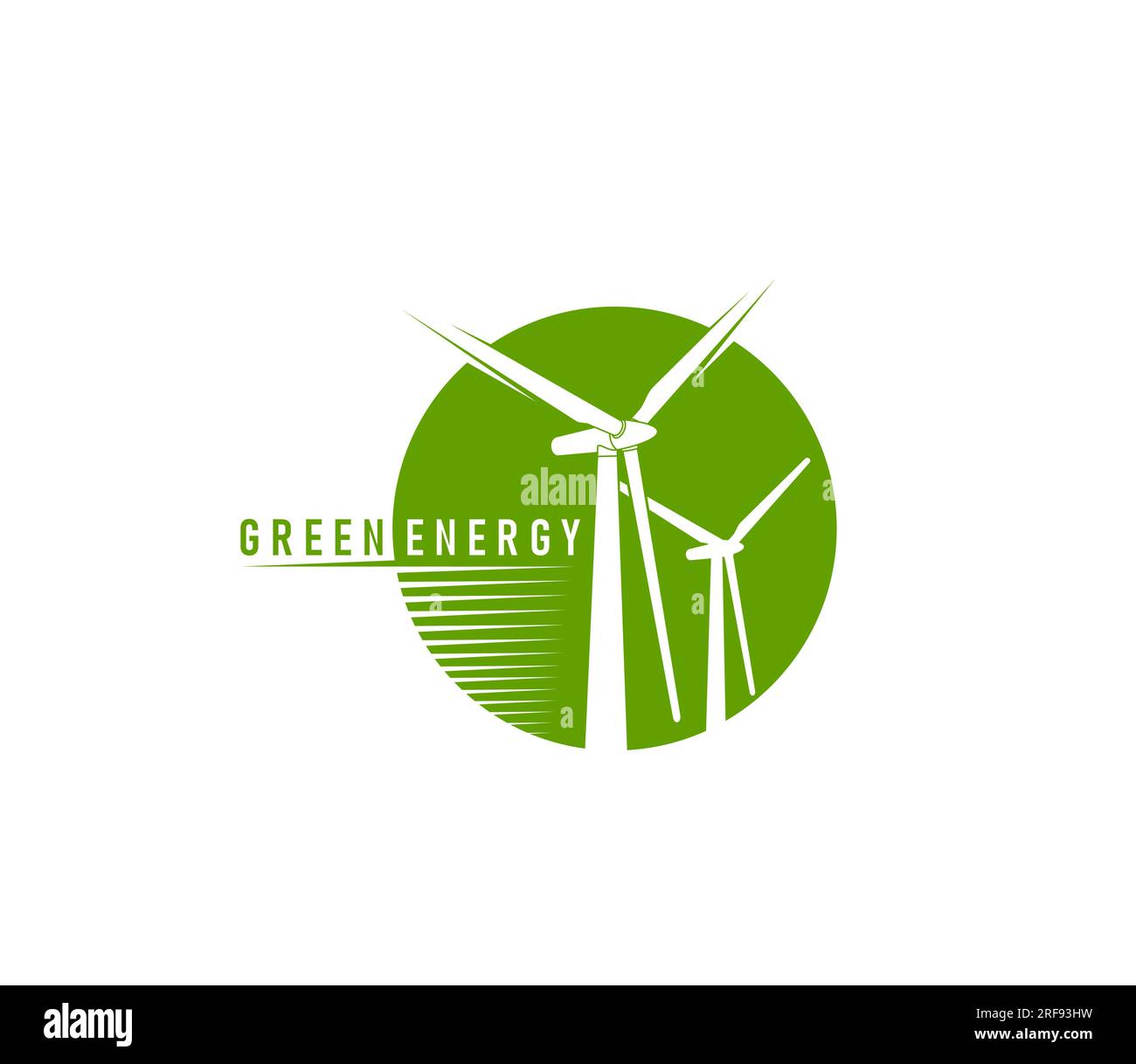 Wind turbine icon. Green energy. Clean energy generation industry wind ...