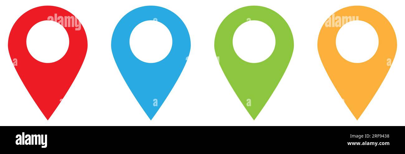 Location map icon set. Design can use for web and mobile app. Vector ...