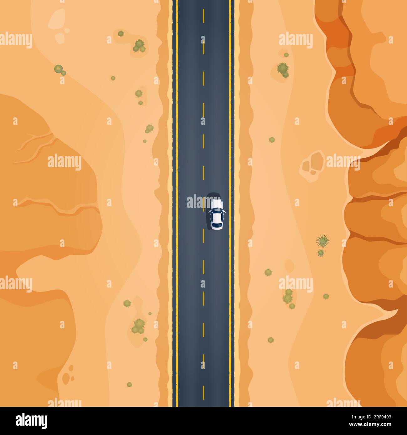 Aerial top view mexico Stock Vector Images - Alamy