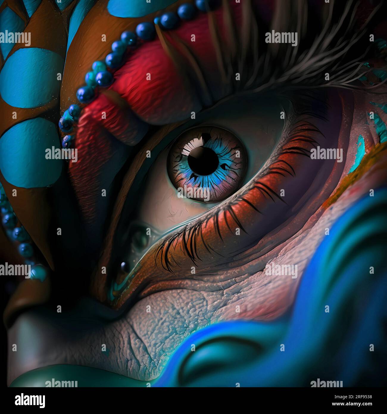 Abstract Scary Paintings