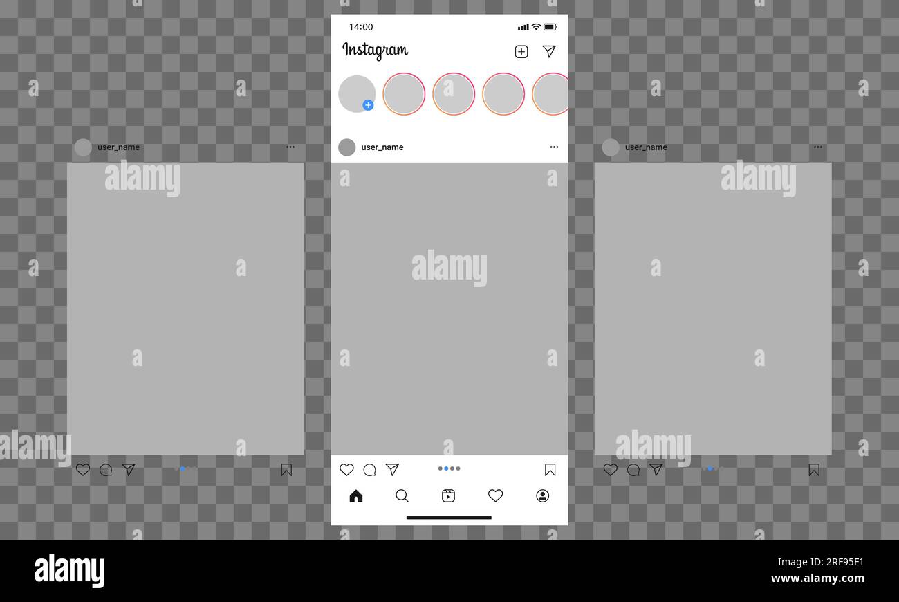 Social media Instagram post template. Carousel post. Vector ...