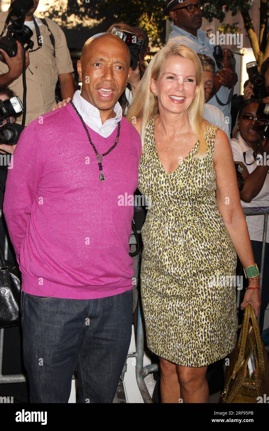 Russell Simmons and Blaine Trump attend a screening of Universal ...