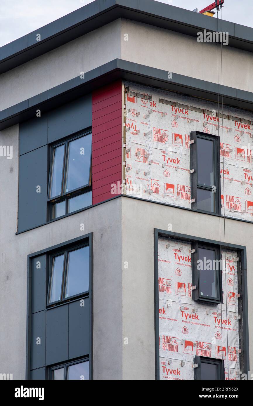 Cladding repairs to student accommodation in Gillingham, Kent, UK ...