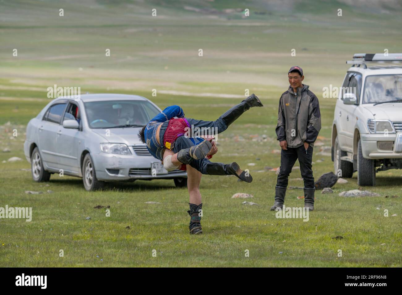 The Mongolian traditional wrestling event (is an untimed competition in ...