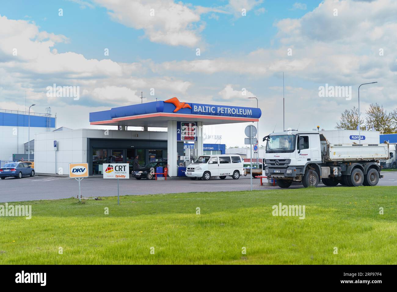 Vilnius, Lithuania - May 04, 2023: Gas station network, Baltic ...