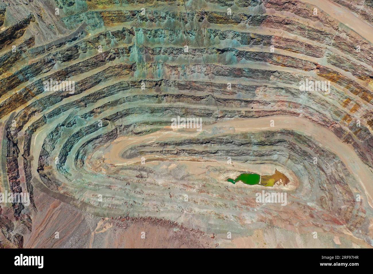 areas of operations and processes of an open pit mine in a gold mine in ...