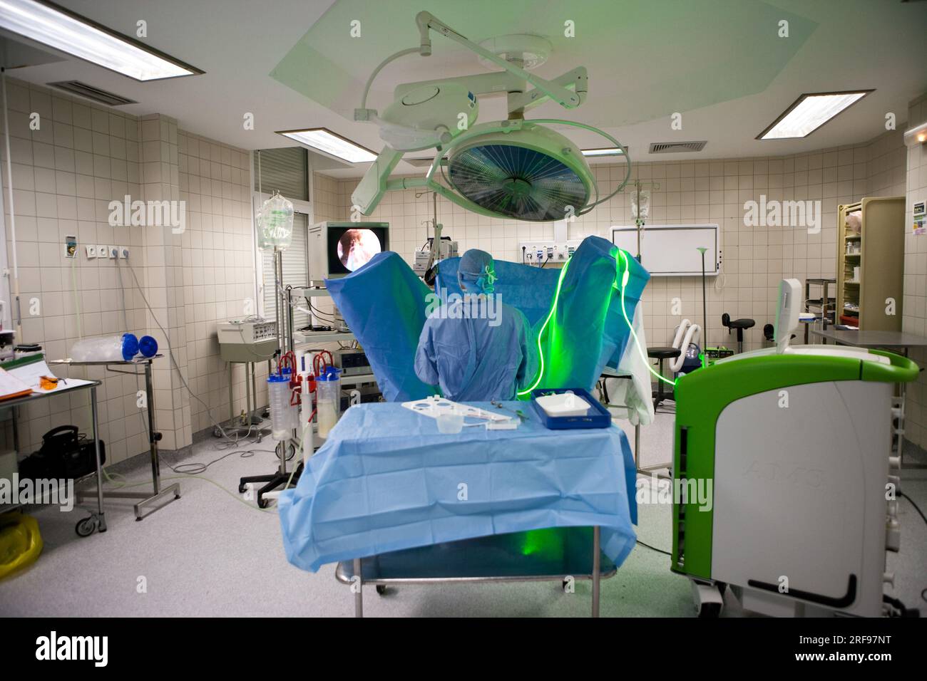 Laser surgery for the treatment of benign prostatic hyperplasia by a ...