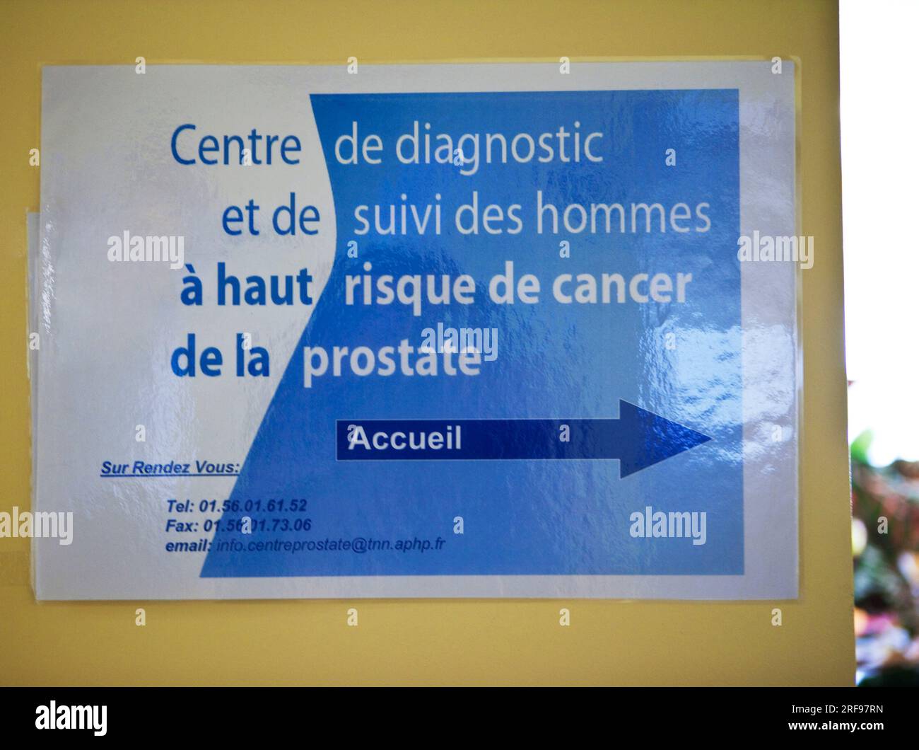 Center for the diagnosis and monitoring of prostate cancer Stock Photo ...