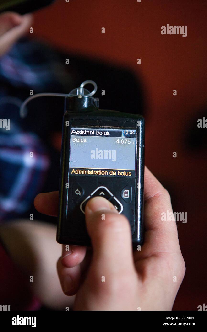 A type 1 diabetic patient, aged 3 and a half, educated and cared for in ...