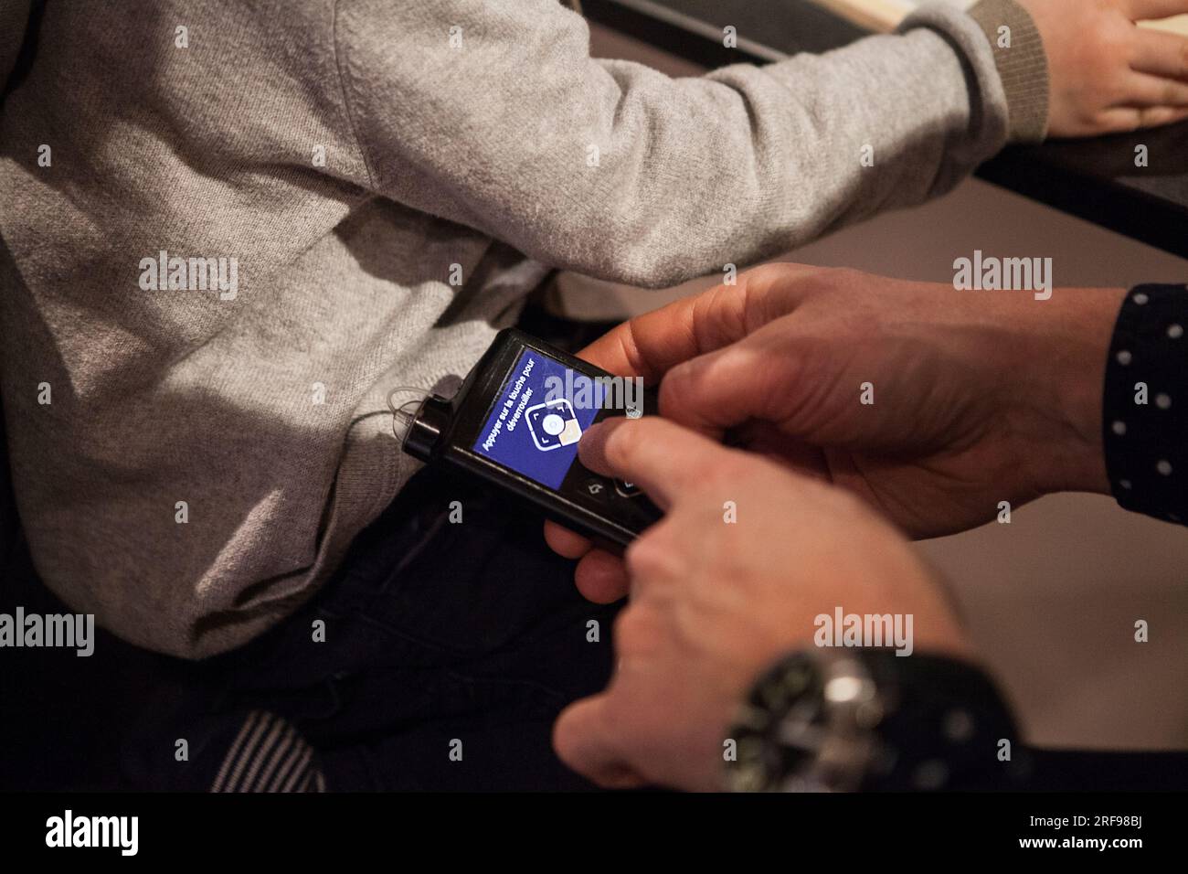 A type 1 diabetic patient, aged 3 and a half, educated and cared for in ...