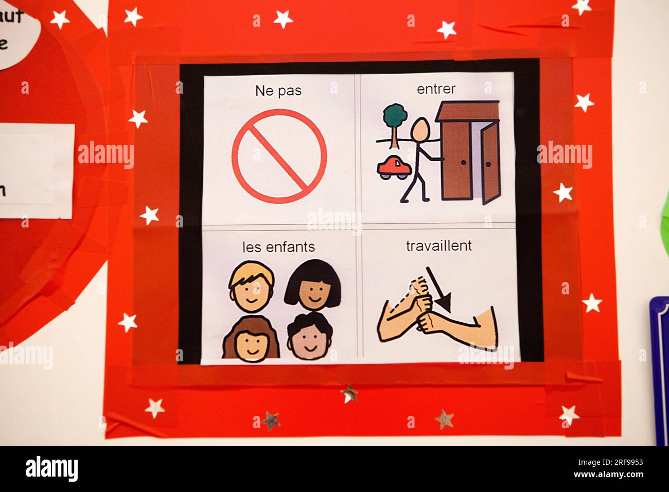Reception structure for children with multiple disabilities, pictogram ...