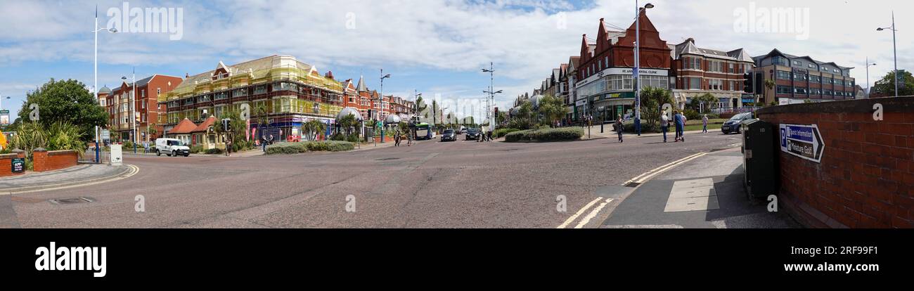 St Annes Road West, road junction Stock Photo - Alamy