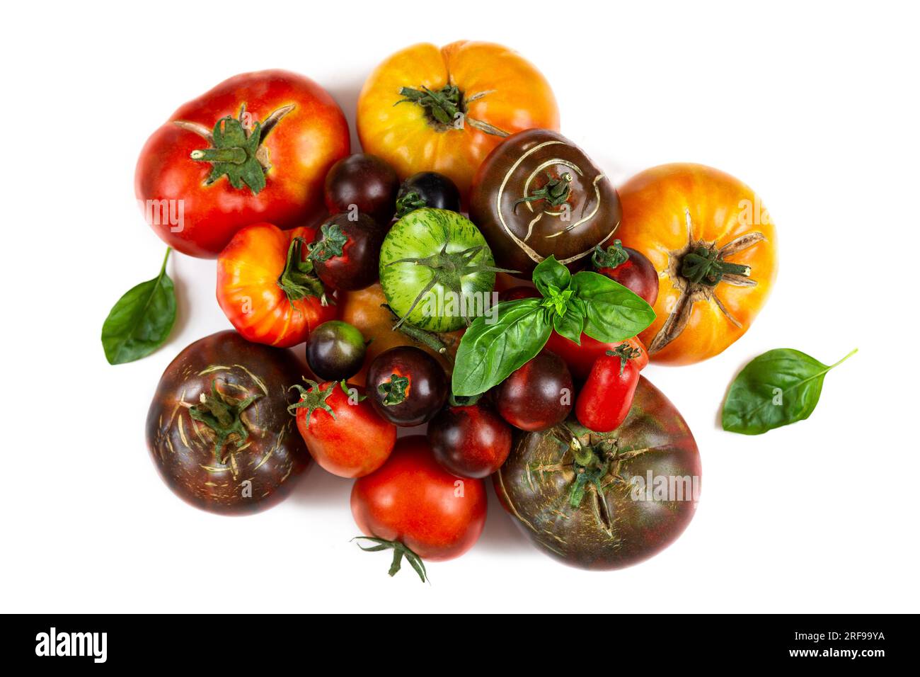 Main varieties of old tomatoes Stock Photo - Alamy