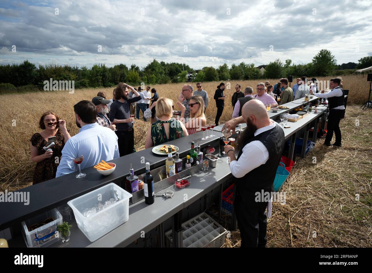 EDITORIAL USE ONLY People attend The Oxford Artisan Distillery’s Lammas ...