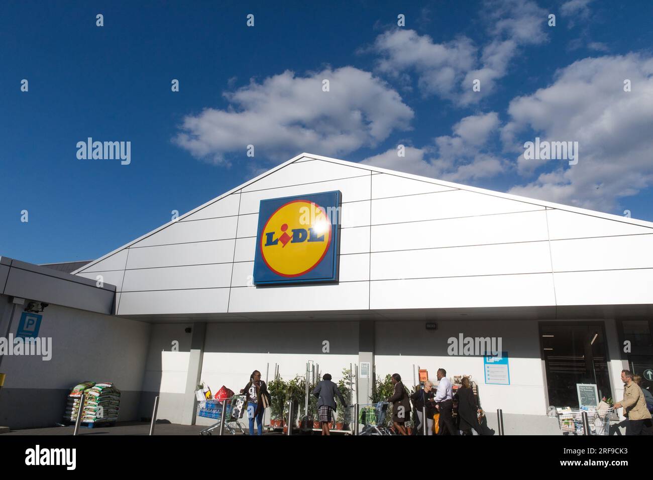 LIDL Falcon Lane Stock Photo - Alamy