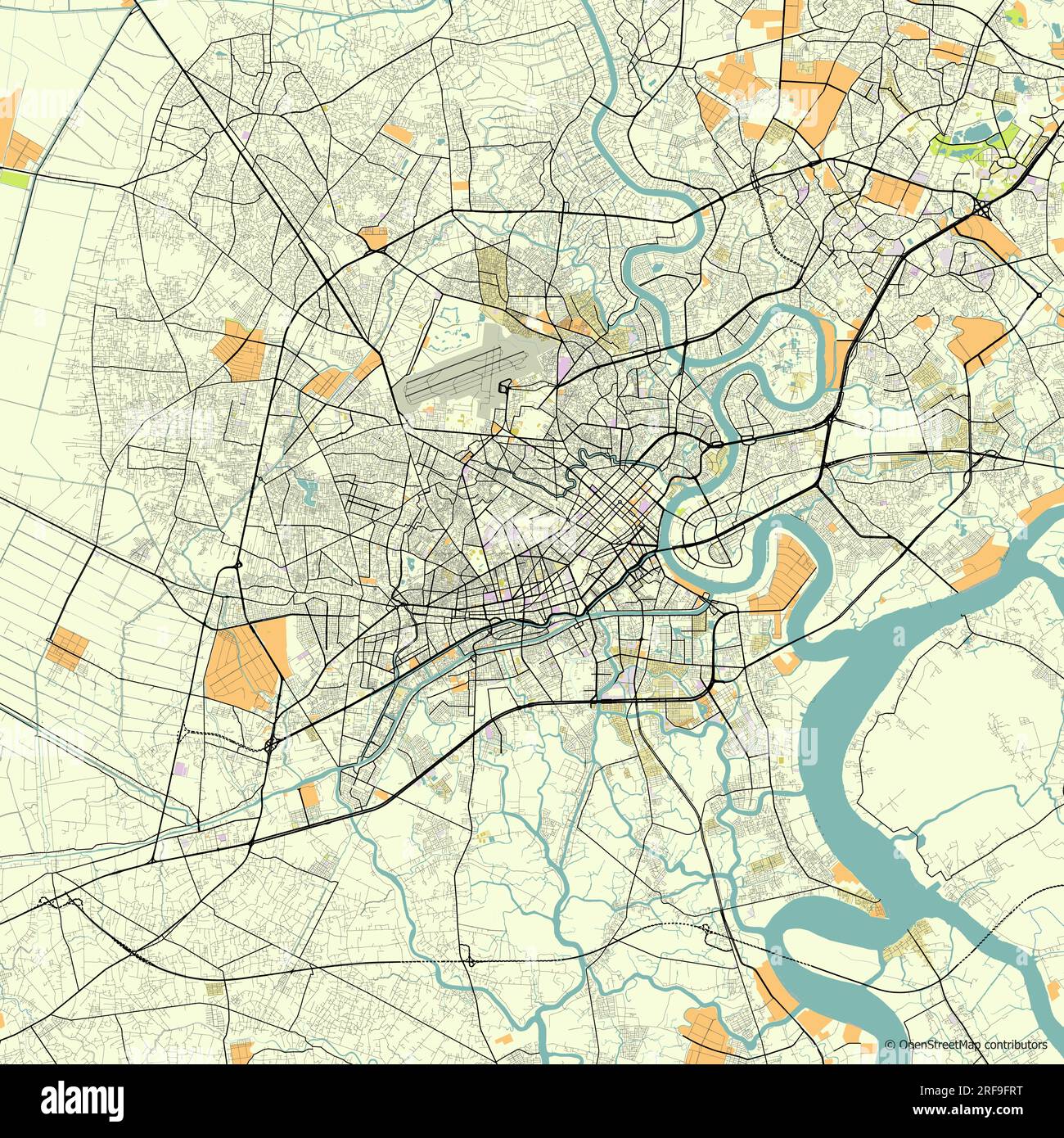 Saigon Ho Chi Minh City Map