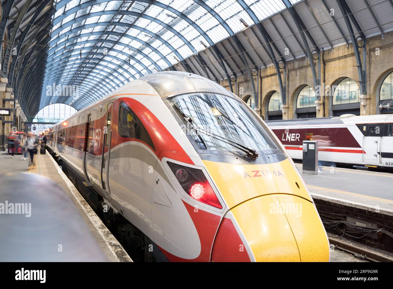London Kings Cross, UK. 1st August 2023. LNER , London North Eastern ...