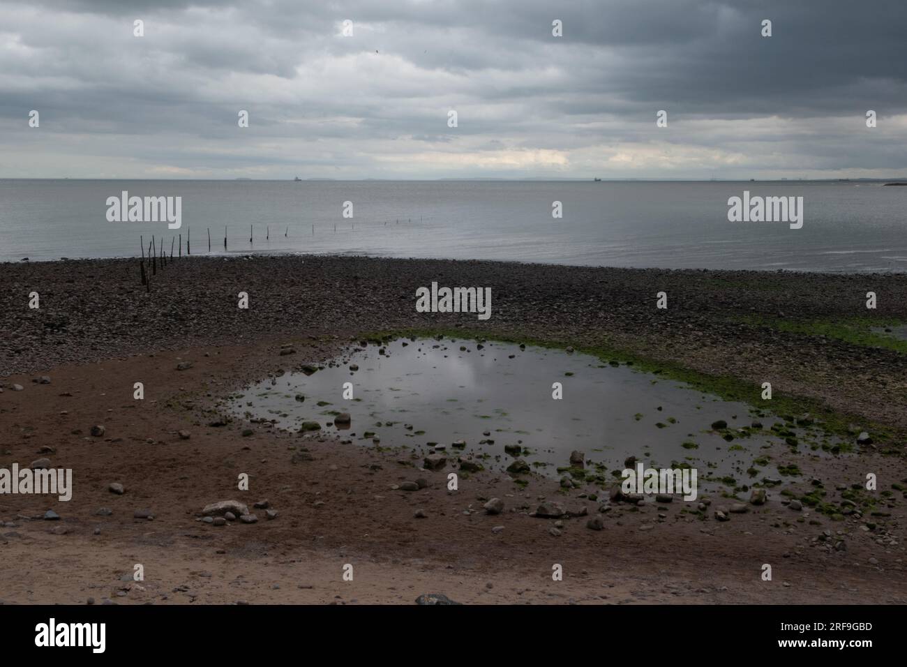 Tidal Pool, Minehead beach, Somerset, England, UK Stock Photo - Alamy