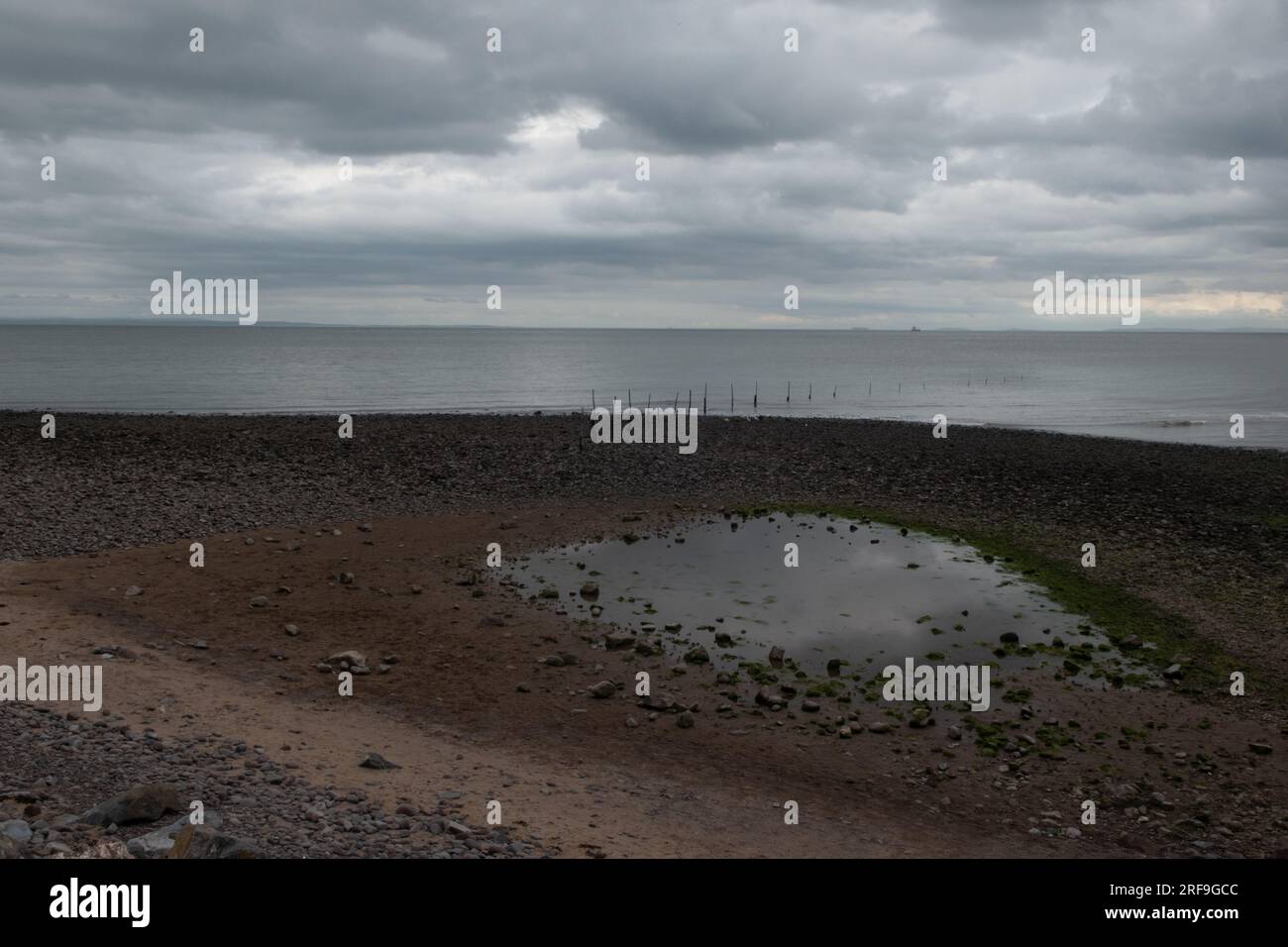 Tidal Pool, Minehead beach, Somerset, England, UK Stock Photo - Alamy