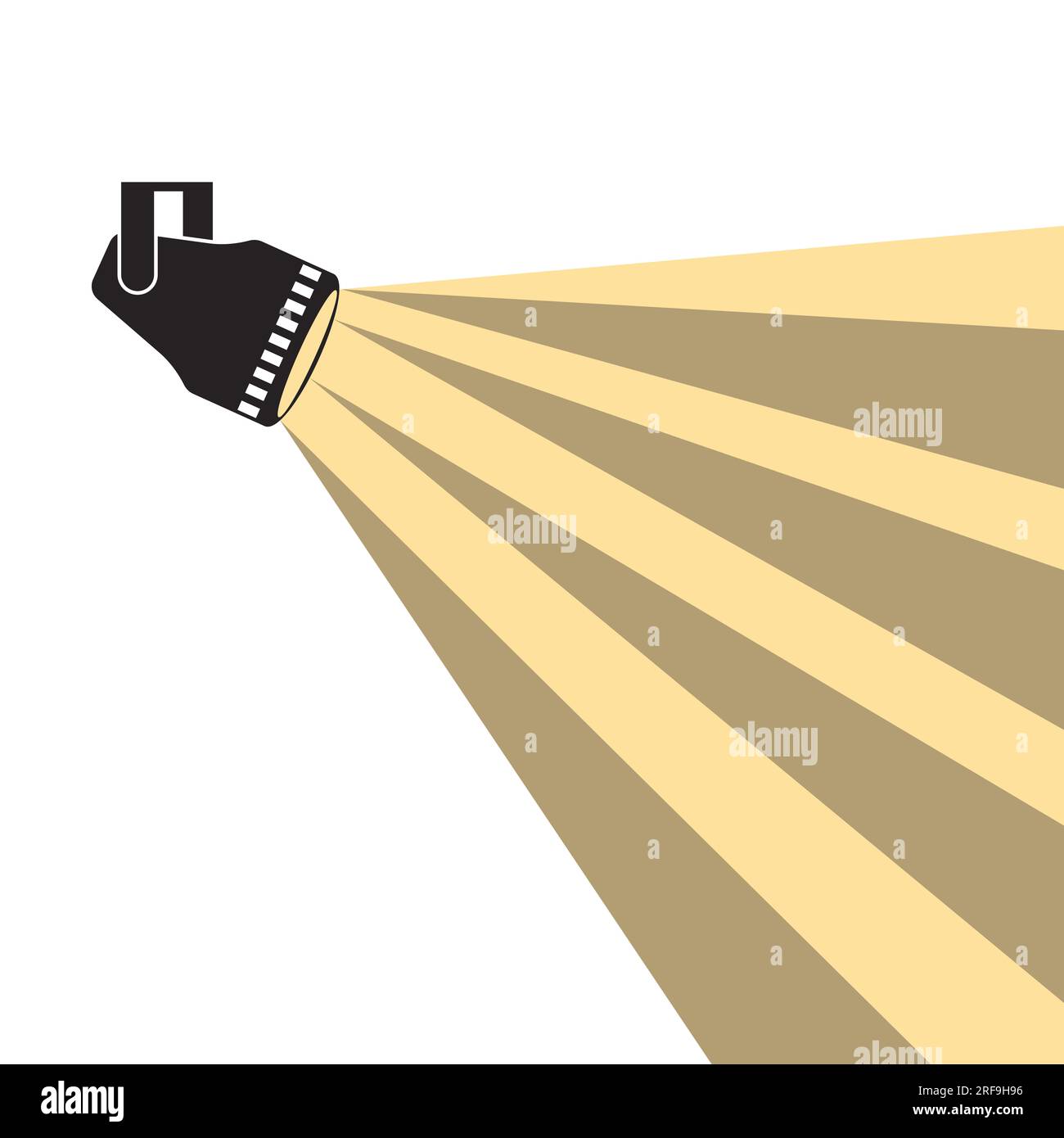 Spotlight icon vector illustration template design Stock Photo - Alamy