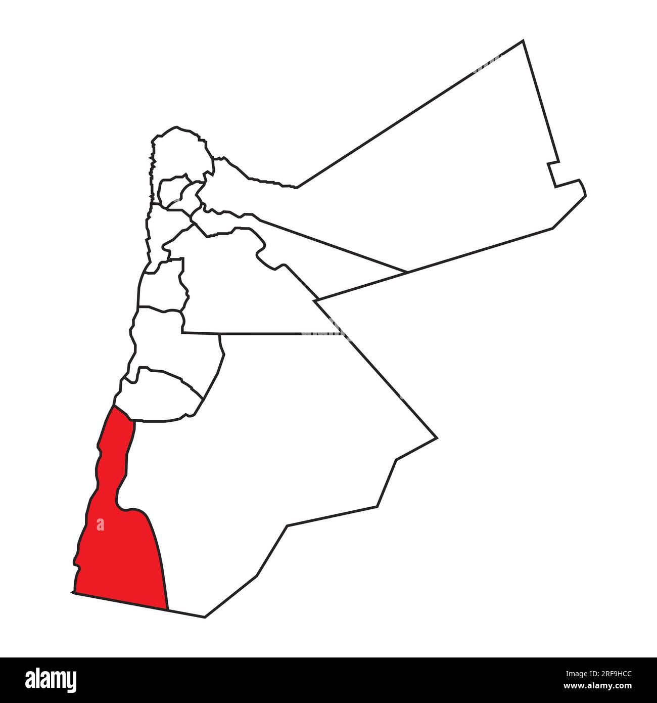 Jordan map icon vector illustration symbol design Stock Photo - Alamy