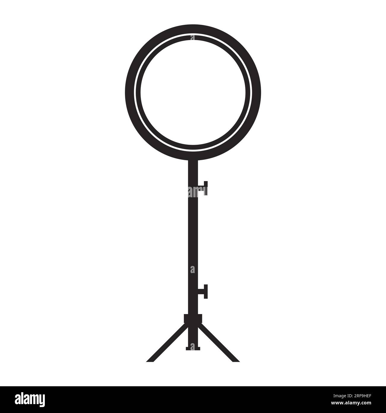 Ring light, led lamp icon vector illustration symbol design Stock Photo ...