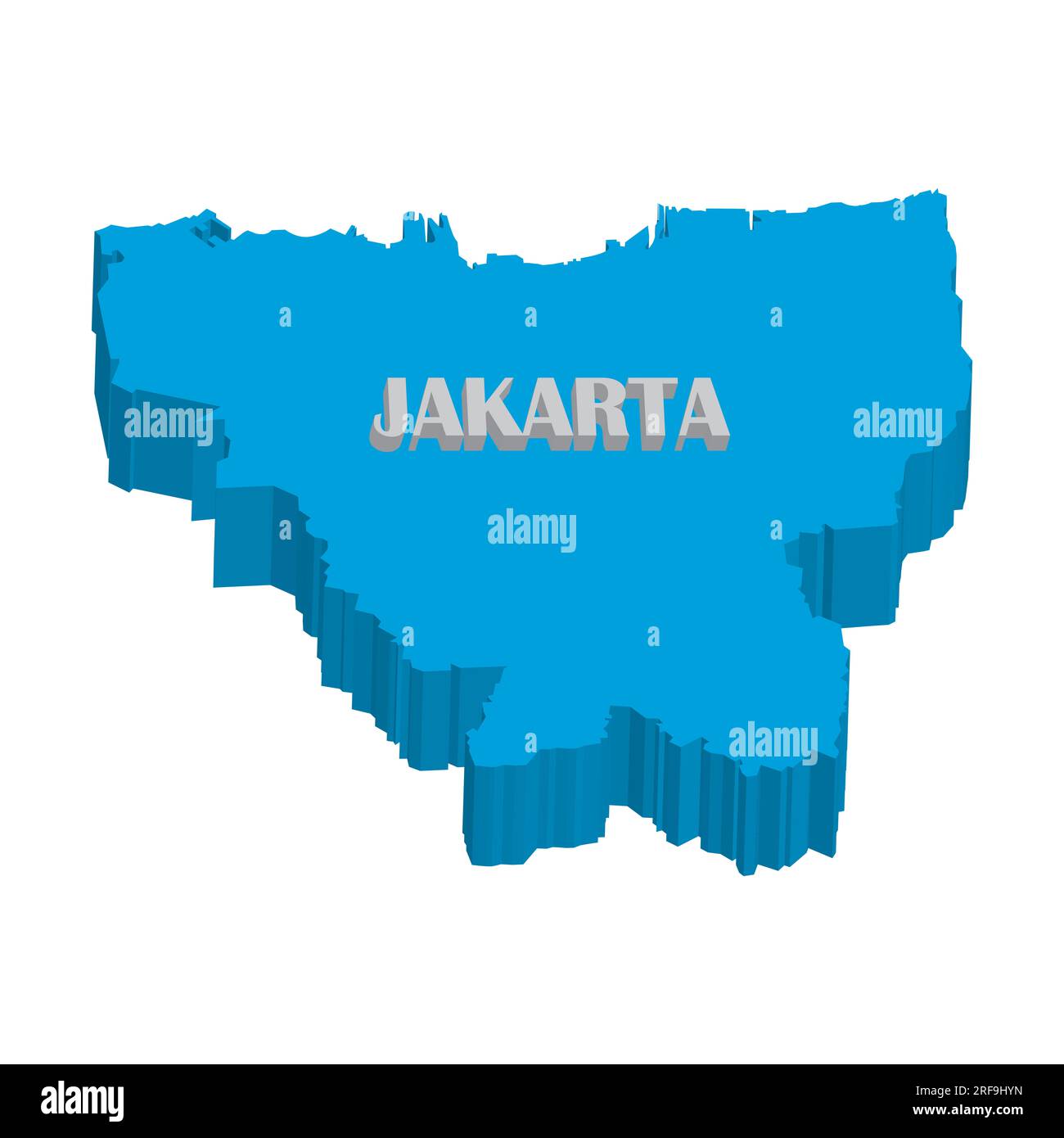 Jakarta map hi-res stock photography and images - Alamy