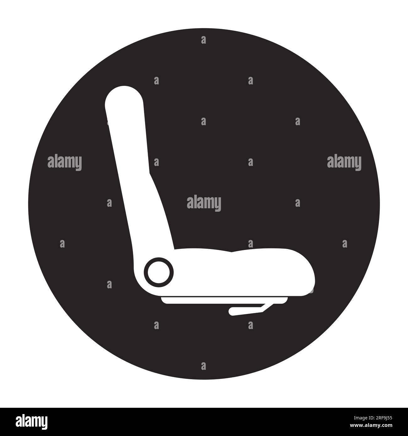 Car seat icon vector illustration symbol design Stock Photo - Alamy
