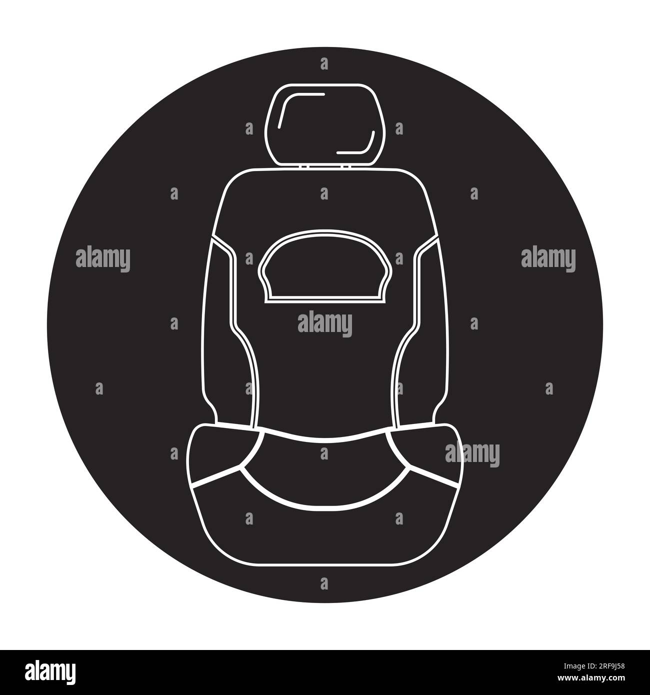 Car seat icon vector illustration symbol design Stock Photo - Alamy