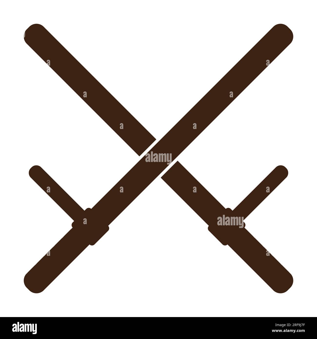 Police Batons icon, vector illustration symbol design Stock Photo - Alamy