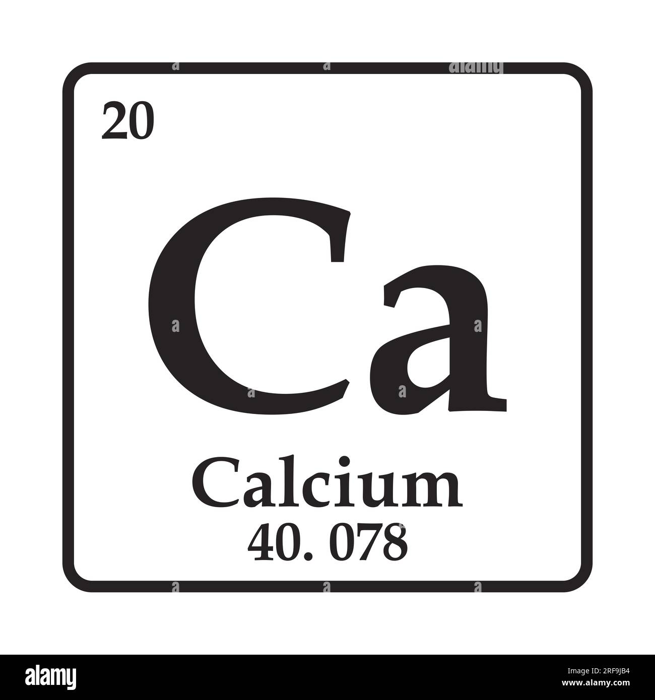 calcium symbol icon vector illustration template design Stock Photo - Alamy