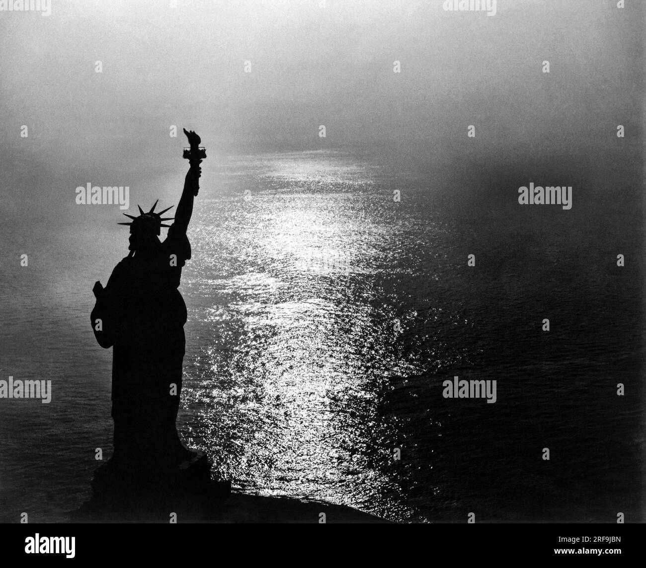 New York, New York: c. 1960 The Statue of Liberty in New York City ...