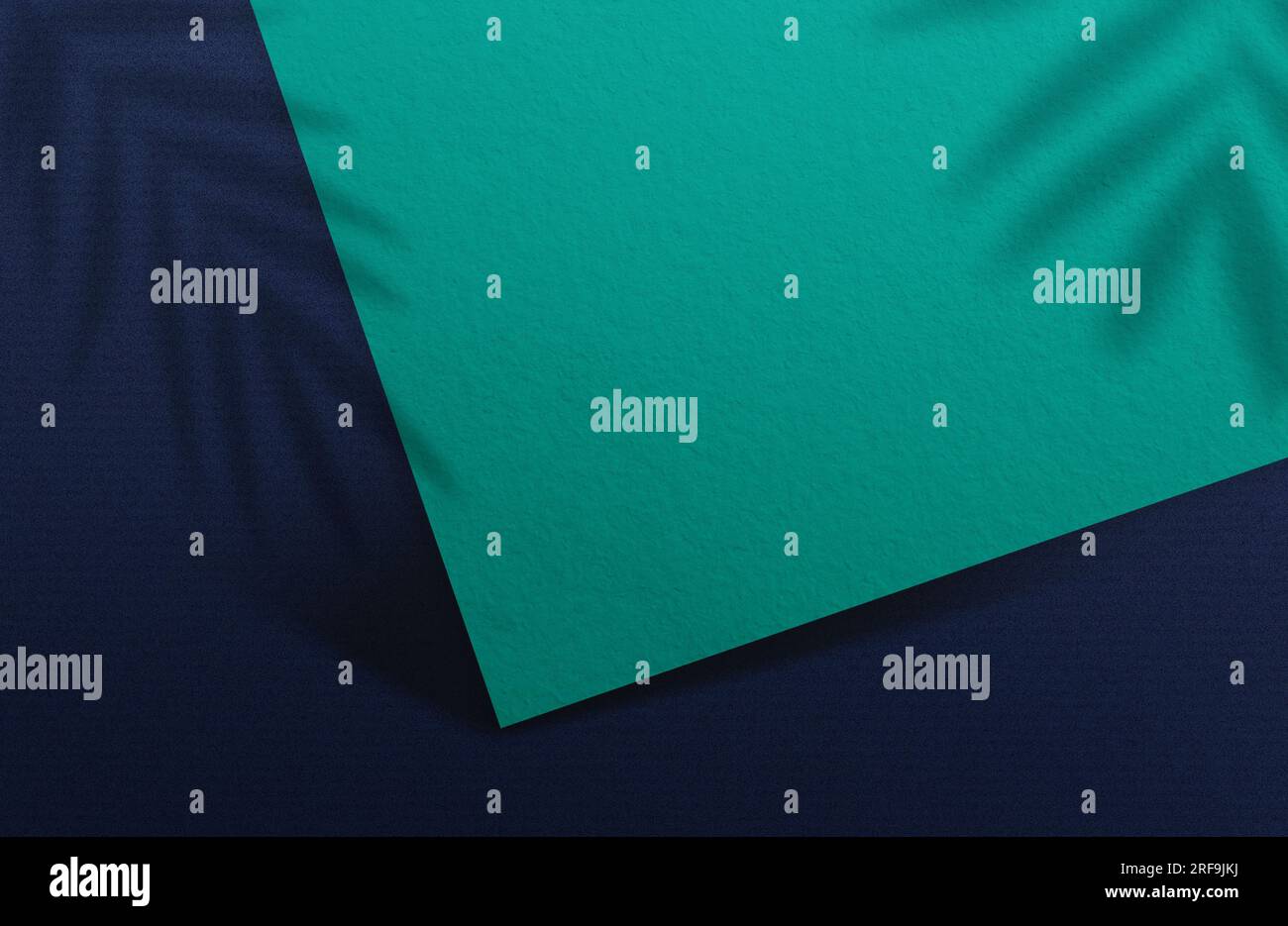 3D illustration paper logo mockup. Square paper mockup with realistic ...