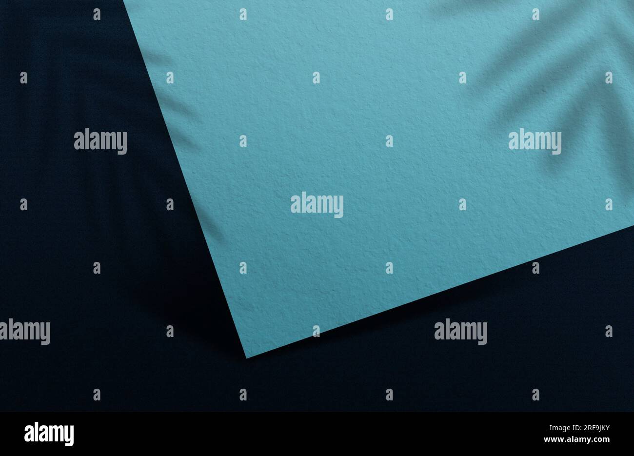 3D illustration paper logo mockup. Square paper mockup with realistic ...