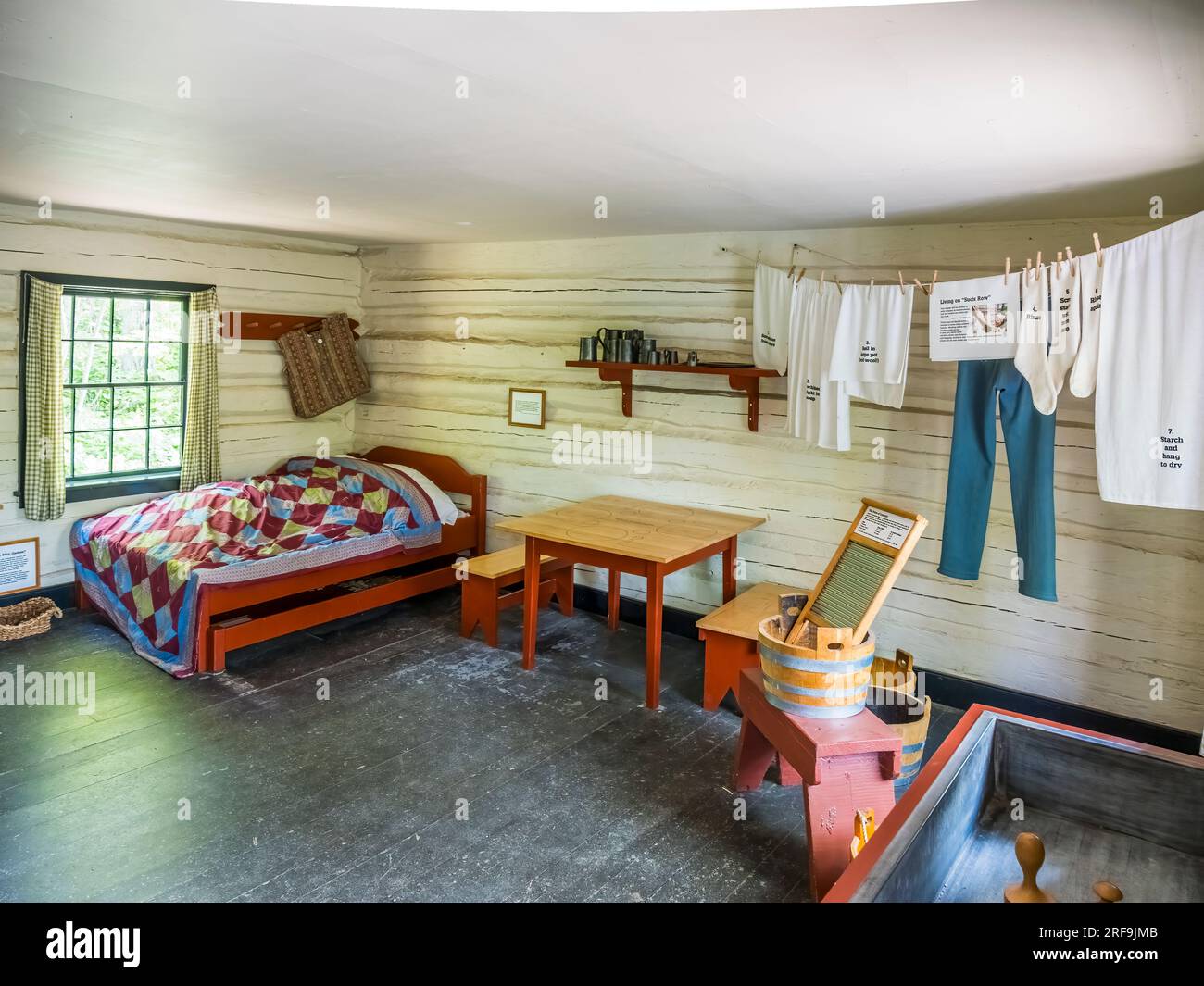 Fort Wilkins Historic State Park preserves the restored 1844 army ...